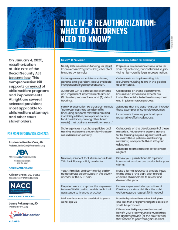 Title IV-B Guidance - NACC